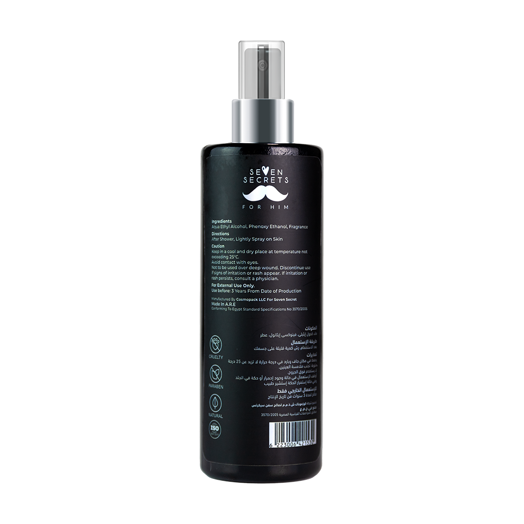 Black Addict Perfume Mist – Seven Secrets